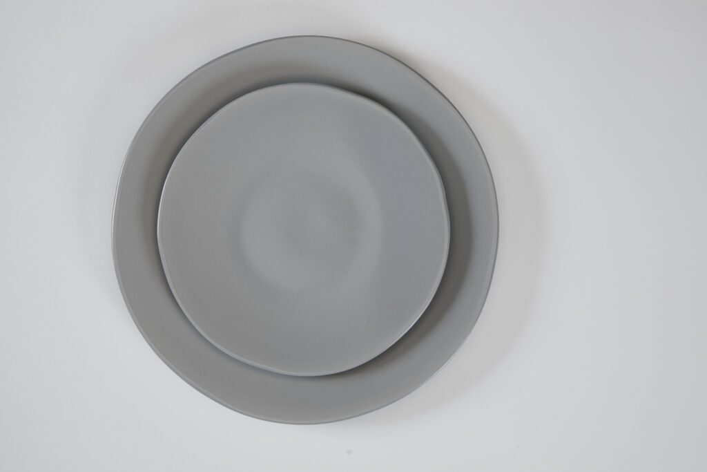 Heirloom Grey Dinner Plate 10.75 in. - Monarch Event Rentals